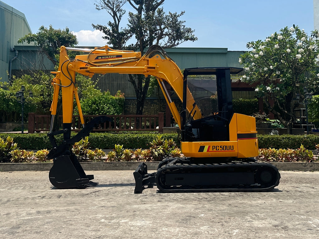 037.05 Komatsu PC50UU Mini Excavator S/N 5730 w/ Quick Coupler – The ...
